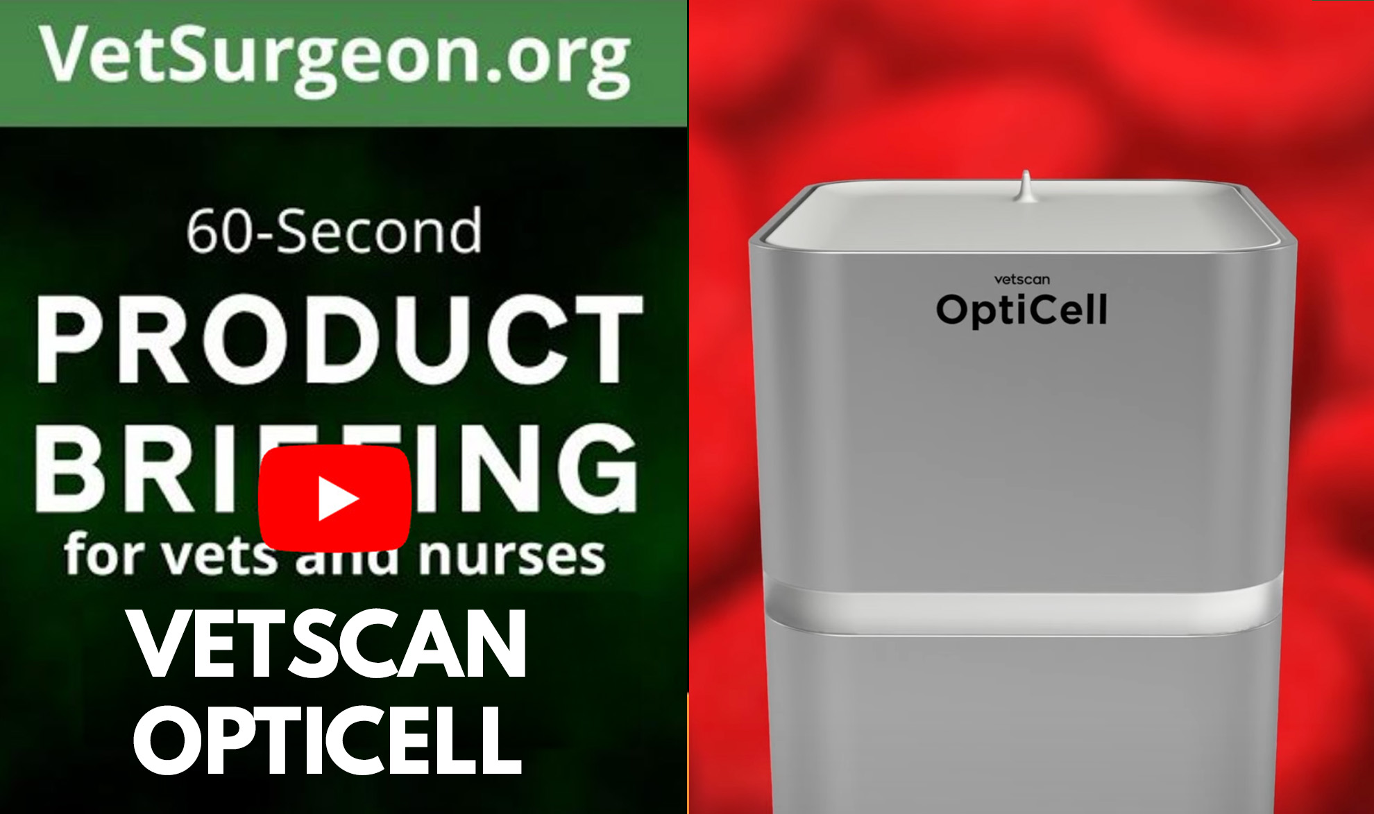 Vetscan Opticell - Veterinary Product Briefing - VetSurgeon.org ...