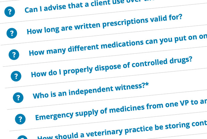 New RCVS medicines FAQs for vets - VetSurgeon News - VetSurgeon.org ...