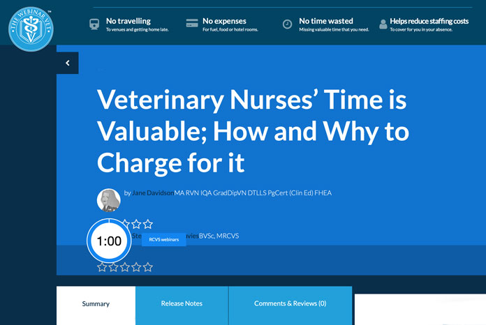 Webinars to help you maximise the potential of your vet nurses ...