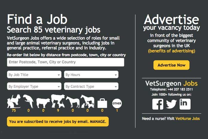 Now vets can have more confidence in job adverts - VetSurgeon News ...